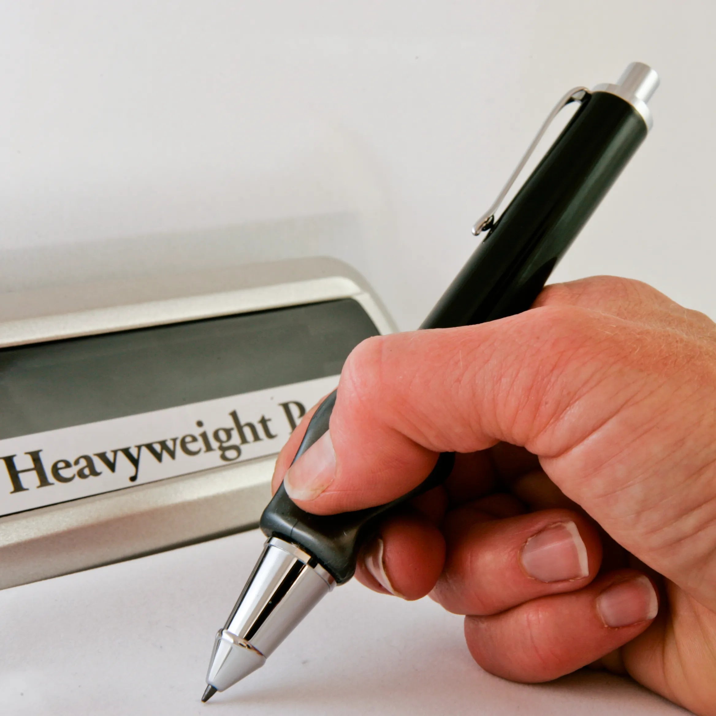 Heavyweight Ball Pen with Pencil Grip | Pencil Grips Plus